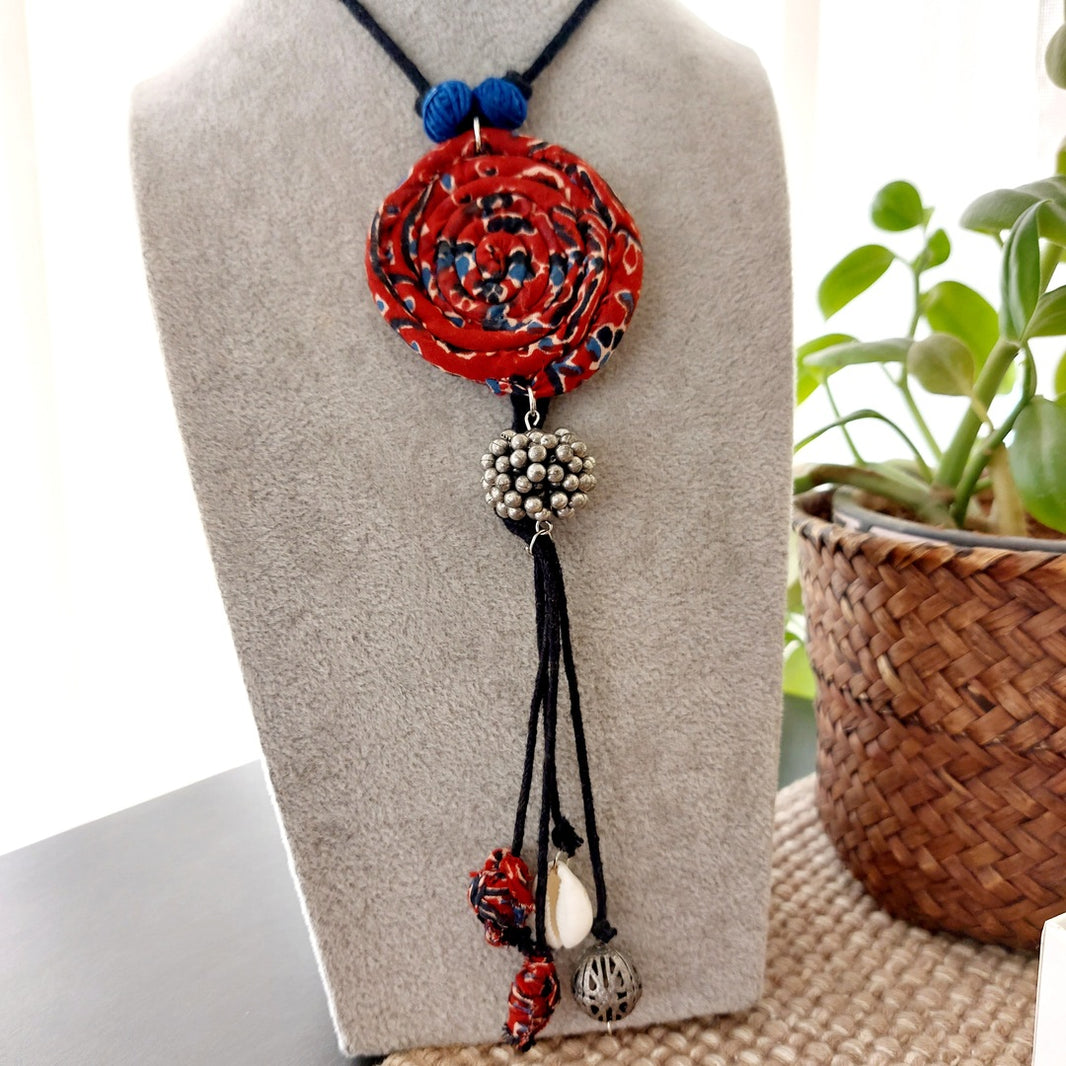 Buy Handmade Fabric Jewellery Set Online in India – AashirsLifestyle