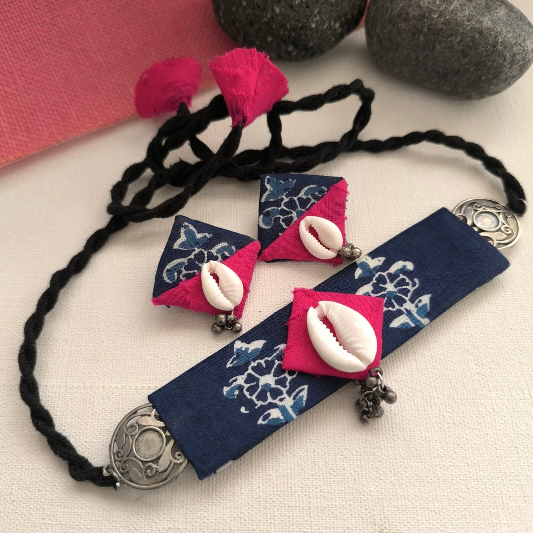 Buy Handmade Fabric Jewellery Set Online in India – AashirsLifestyle